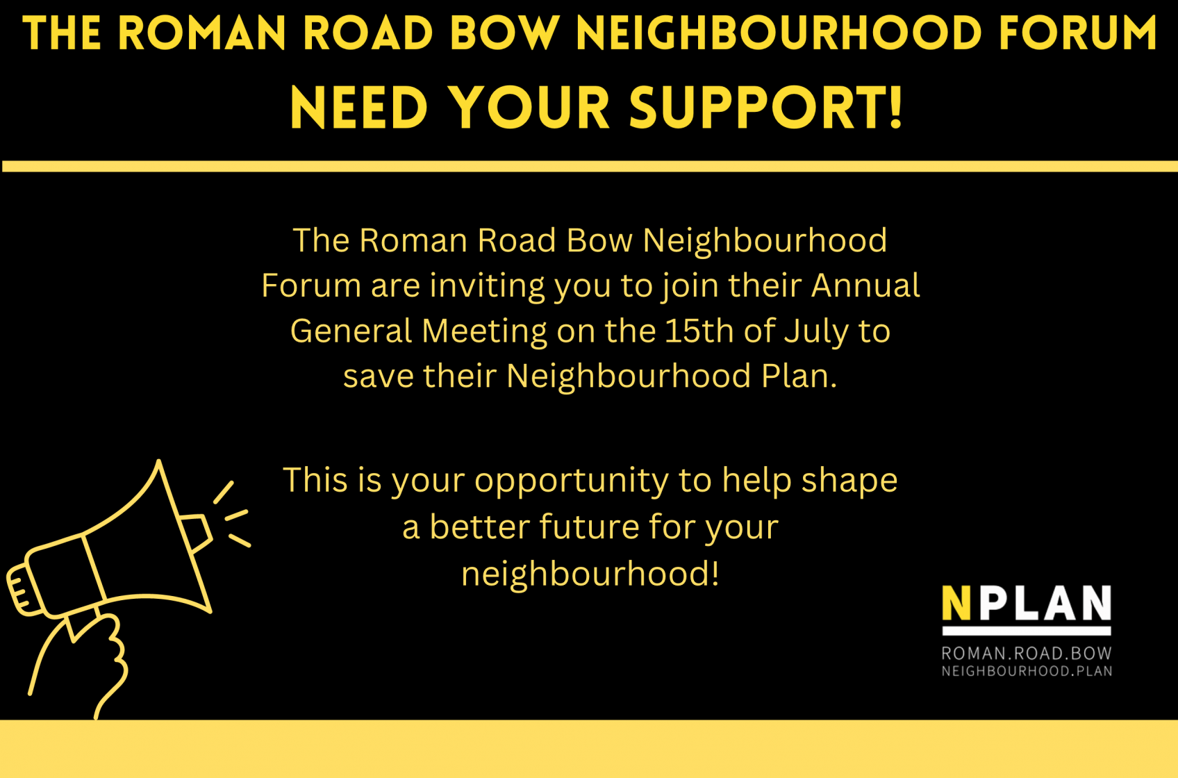 Roman Road Bow Neighbourhood Forum urgently needs new members - Roman ...